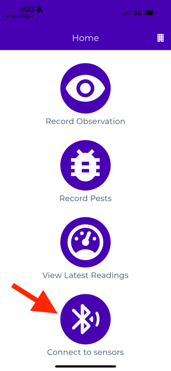 Test Sensor Range via the Conserv Cloud Mobile App