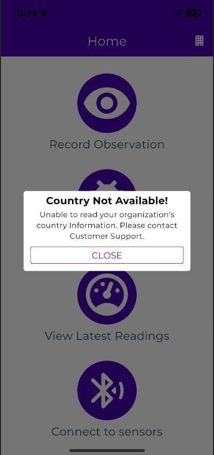 Resolve "Country Not Available!" Mobile App Error